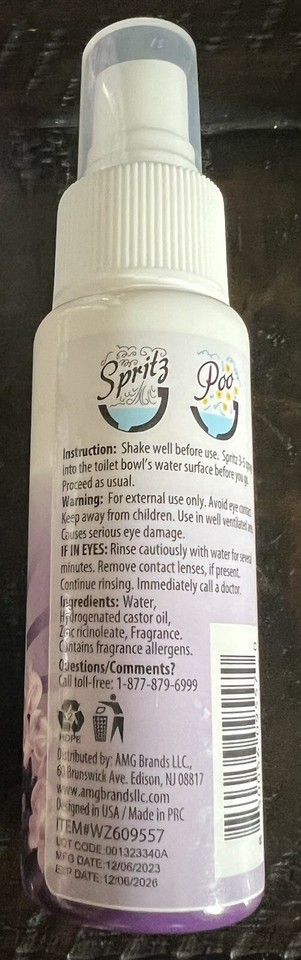 🔥Poopsi Daisy Pre-Poo Spray By Wizard 2oz ea. Lavender Scent (Lot 3 ...