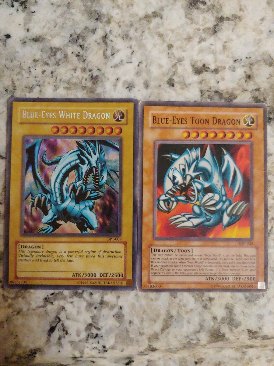 Yugioh Blue Eyes White Dragon Toon
