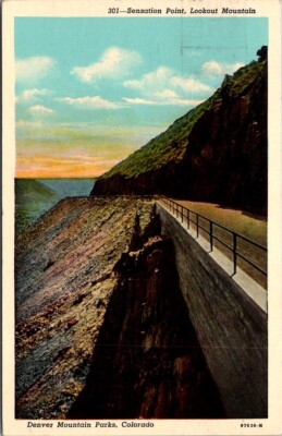 Denver Mountain Park CO Colorado Sensation Point Lookout Mountain VTG ...