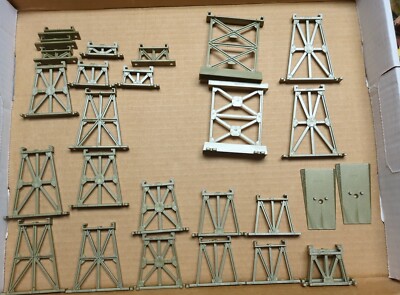 HO Scale - 24 Piece Trestle Piece Set for Model Railroad No. 2925 ...