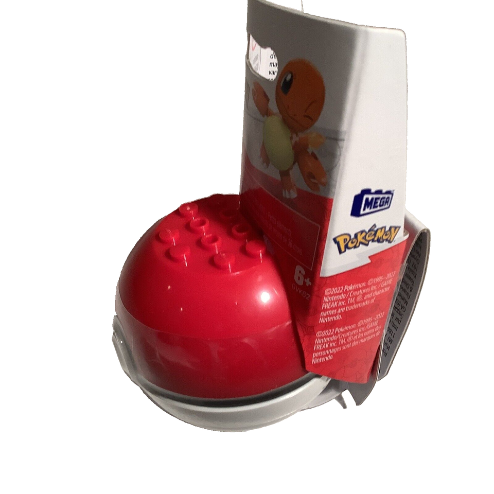 MEGA Construx -Pokemon Pokeball Evergreen Set - CHARMANDER in Poke Ball ...