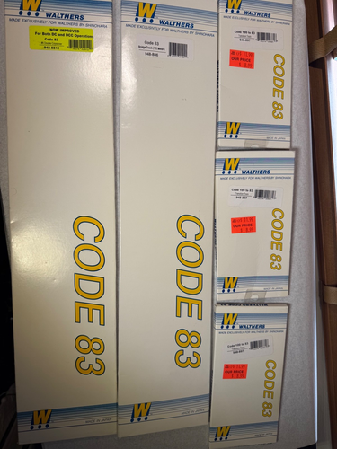 Walthers HO Code 83 Double Crossover, Bridge Track, and 3x Transition ...