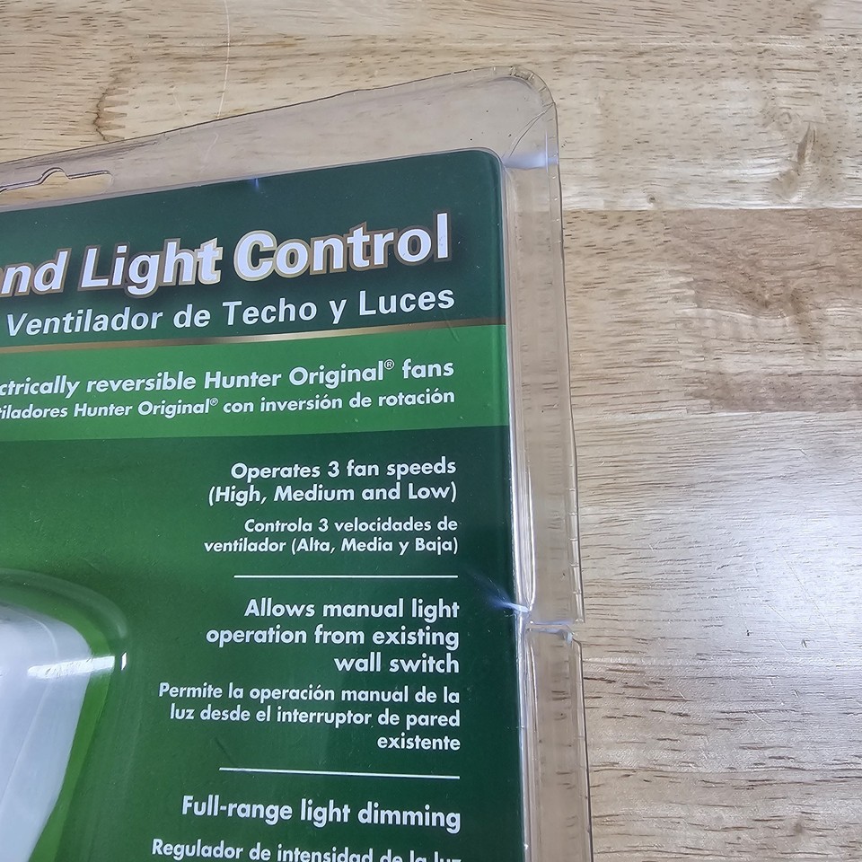 Hunter 27187 Original Ceiling Fan Light/Fan Remote Control New & Sealed ...