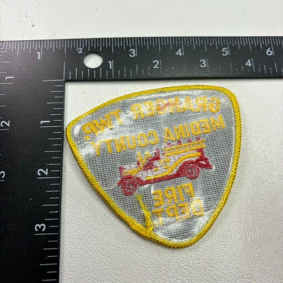 Red Fire Truck GRANGER TOWNSHIP MEDINA FIRE DEPT. Patch (Firefighter ...