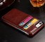 for iPhone 7 or 7+ PLUS - PU Leather Credit Cards Slot Holder Wallet ...