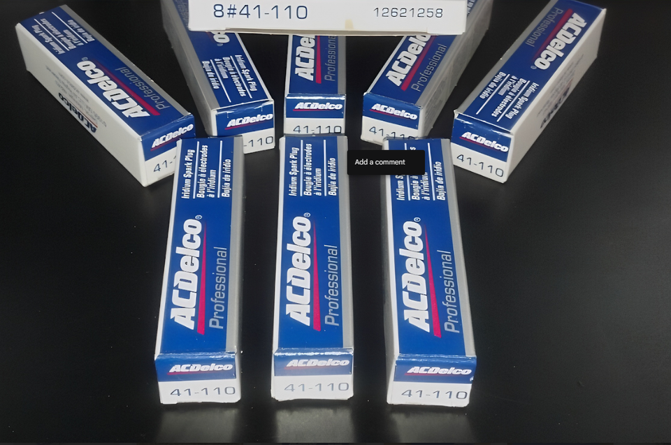 NEW Set Of 8 ACDelco Iridium Spark Plugs 41-110 12621258/12680072-US ...