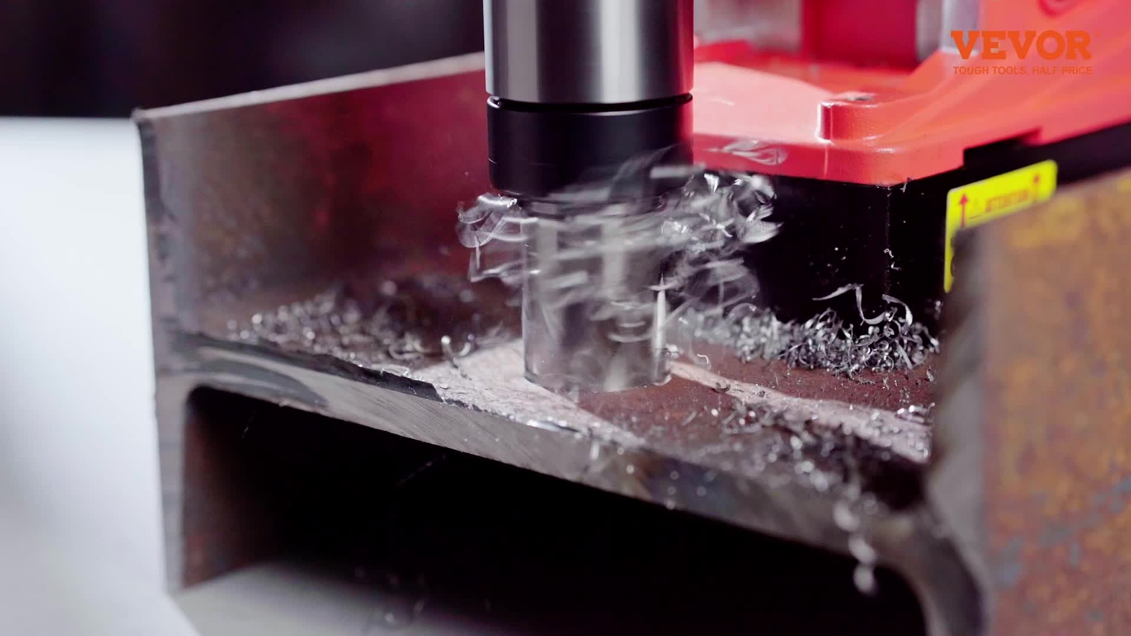 VEVOR Magnetic Drill 1550W 2922lbf/13000N Portable Mag Drill Press ...