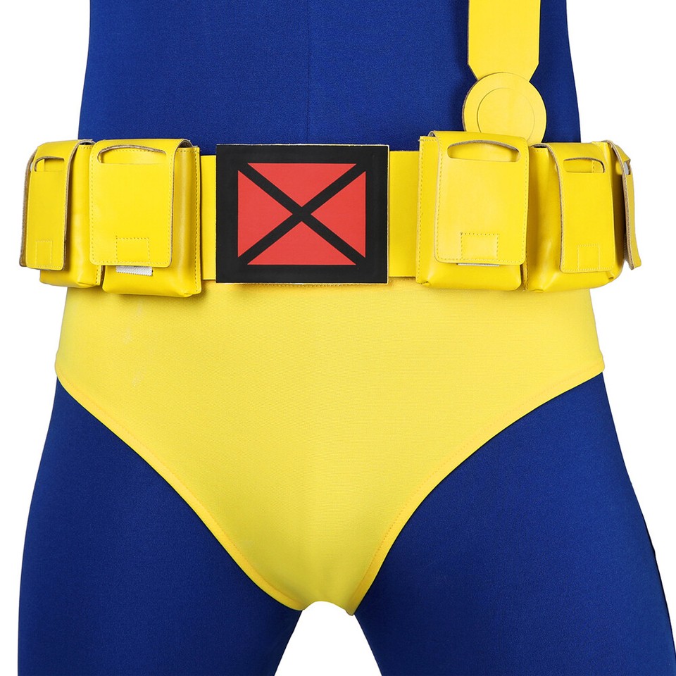X-men 97 Cyclops Cosplay Costume Accessories Adult Jumpsuit With Belts ...