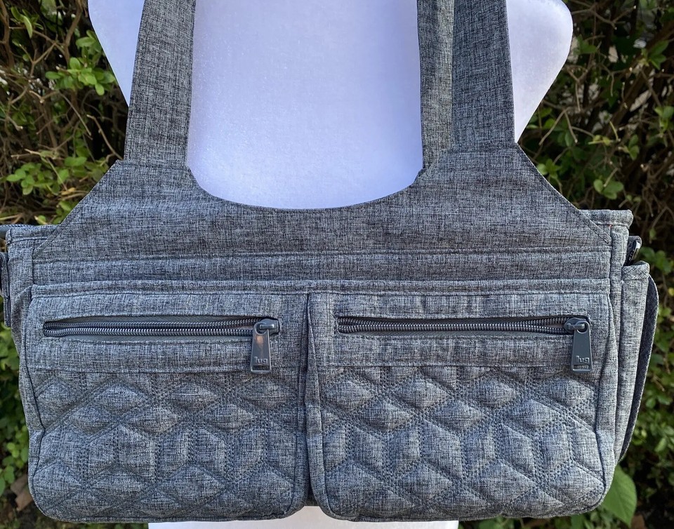 Lug Life Hand Bag Purse Tote Street Car Dark Gray Travel Life Color ...