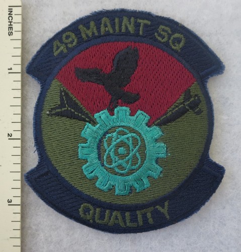 49th MAINTENANCE SQUADRON US AIR FORCE PATCH Subdued USAF Vintage ORIGINAL | eBay
