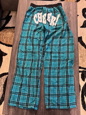 Boxercraft Green and Black Plaid CHEER PJ Flannel Pants - Size MEDIUM ...
