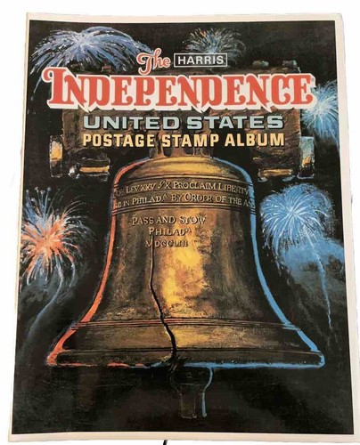 VTG 1973 The Harris Independence United States Postage Stamp Album No ...