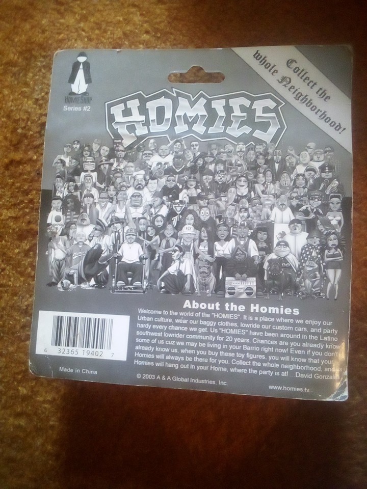 Homies Bobbleheads Series 2 2003 Sealed Homieshop Willie G Topo 8-Ball ...