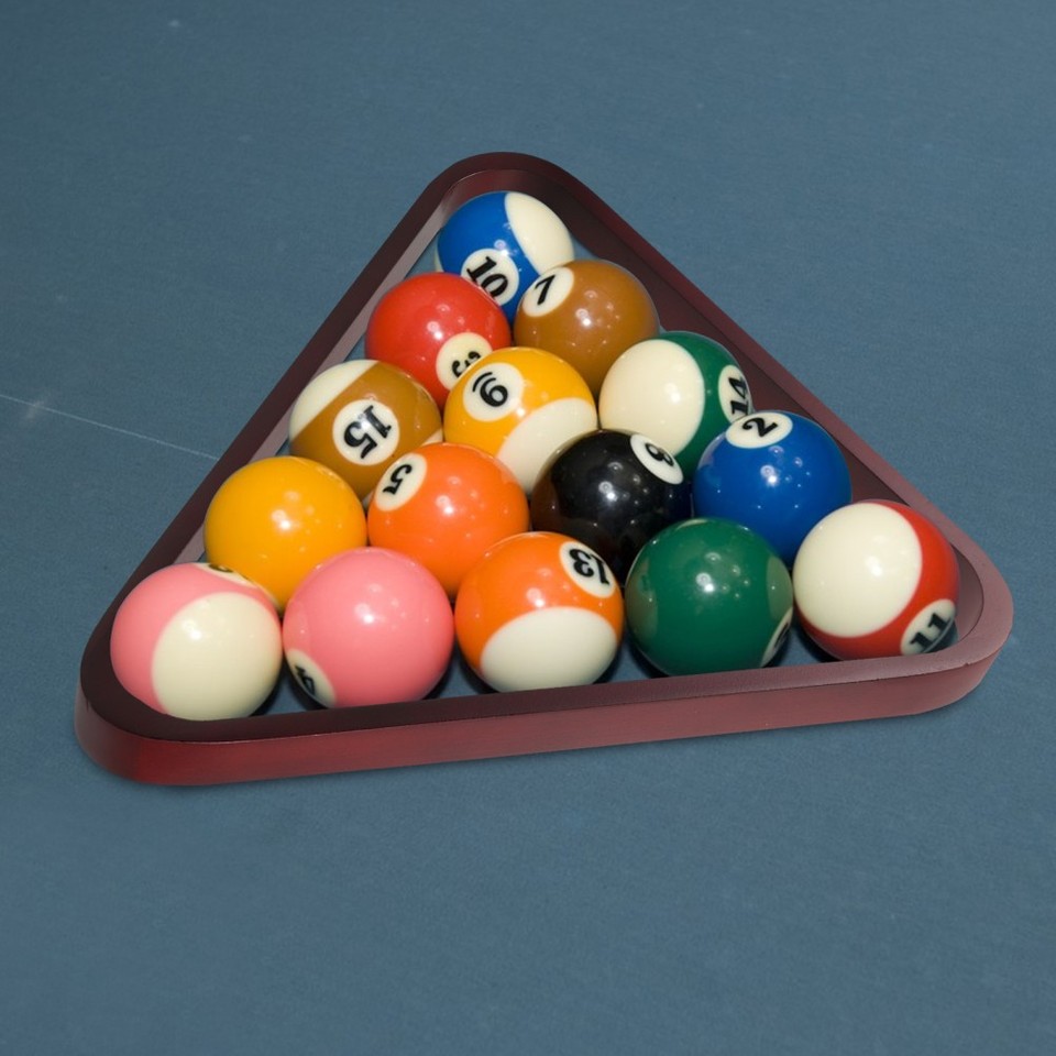 Solid Wood Billiard Triangle Rack Pool Table Accessories Frame | eBay Australia
