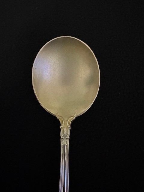Antique Sterling Silver Soup Spoon 6 3/4" 1.6oz by A. Stowell & Co. no ...