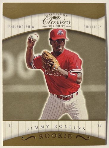 2001 Donruss Classics Philadelphia Phillies Jimmy Rollins Rookie Card ...