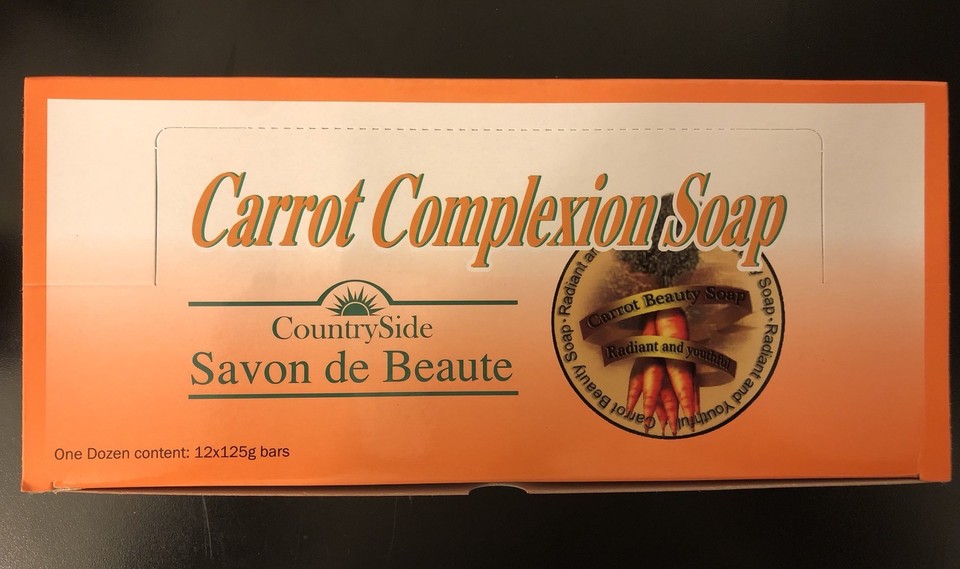 1 DOZEN Carrot Complexion Soap with Carrot Oil 12 BARS 125g Each FREE ...