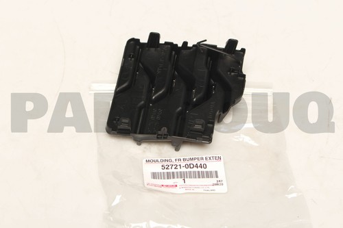 527210D440 Genuine Toyota MOULDING FR BUMPER 52721-0D440 | eBay