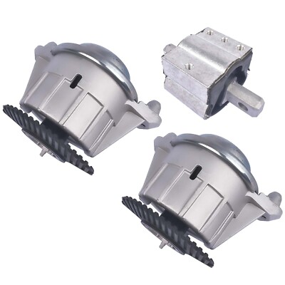 3Pcs Engine Motor Mounts for Mercedes C300 E350 E400 RWD 2122400418 ...