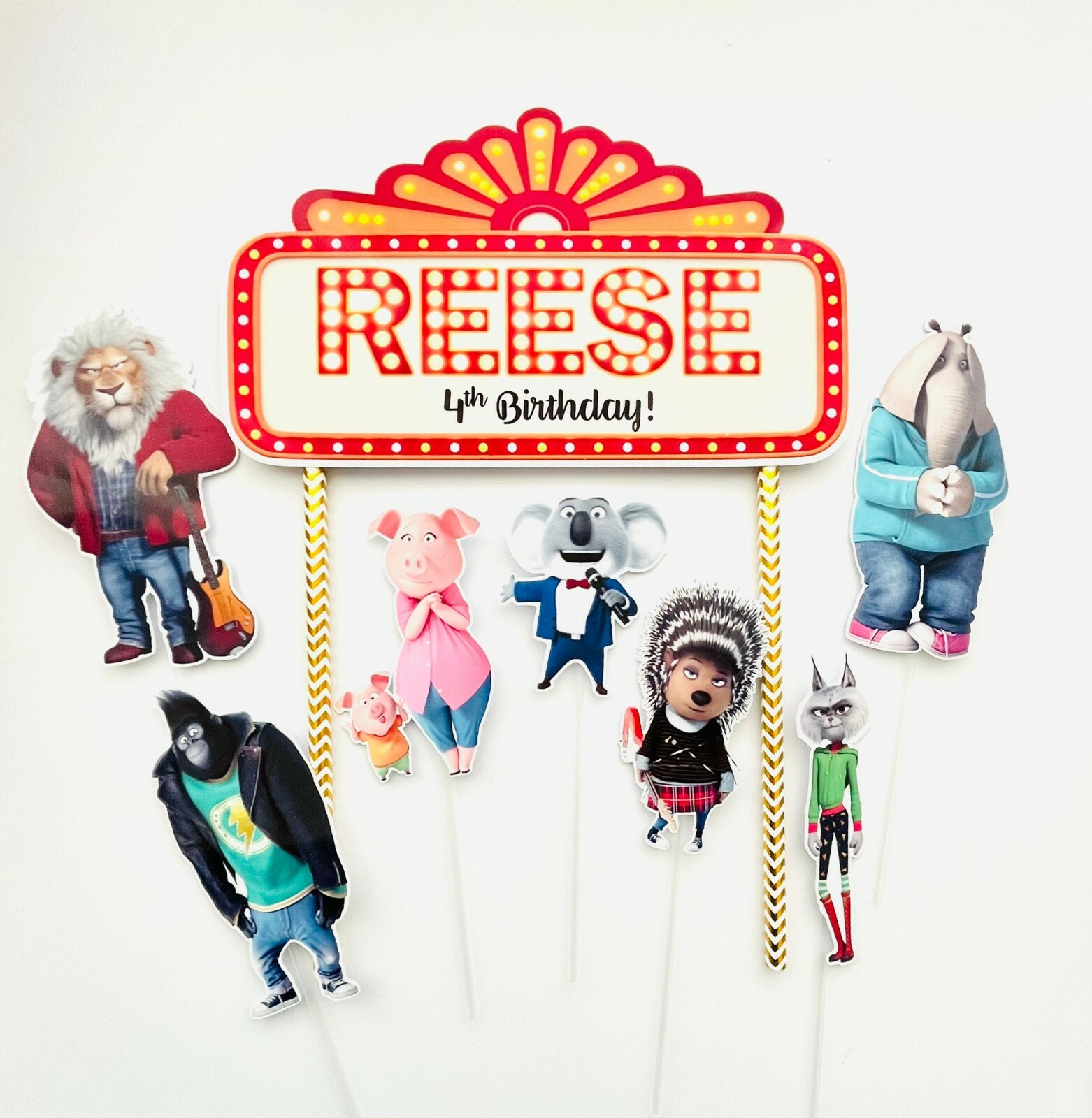 Personalized Sing Cake Topper | eBay