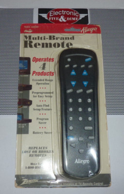 Allegro MBC4000 Pre-Owned Progammable 4 Device Remote Control | eBay