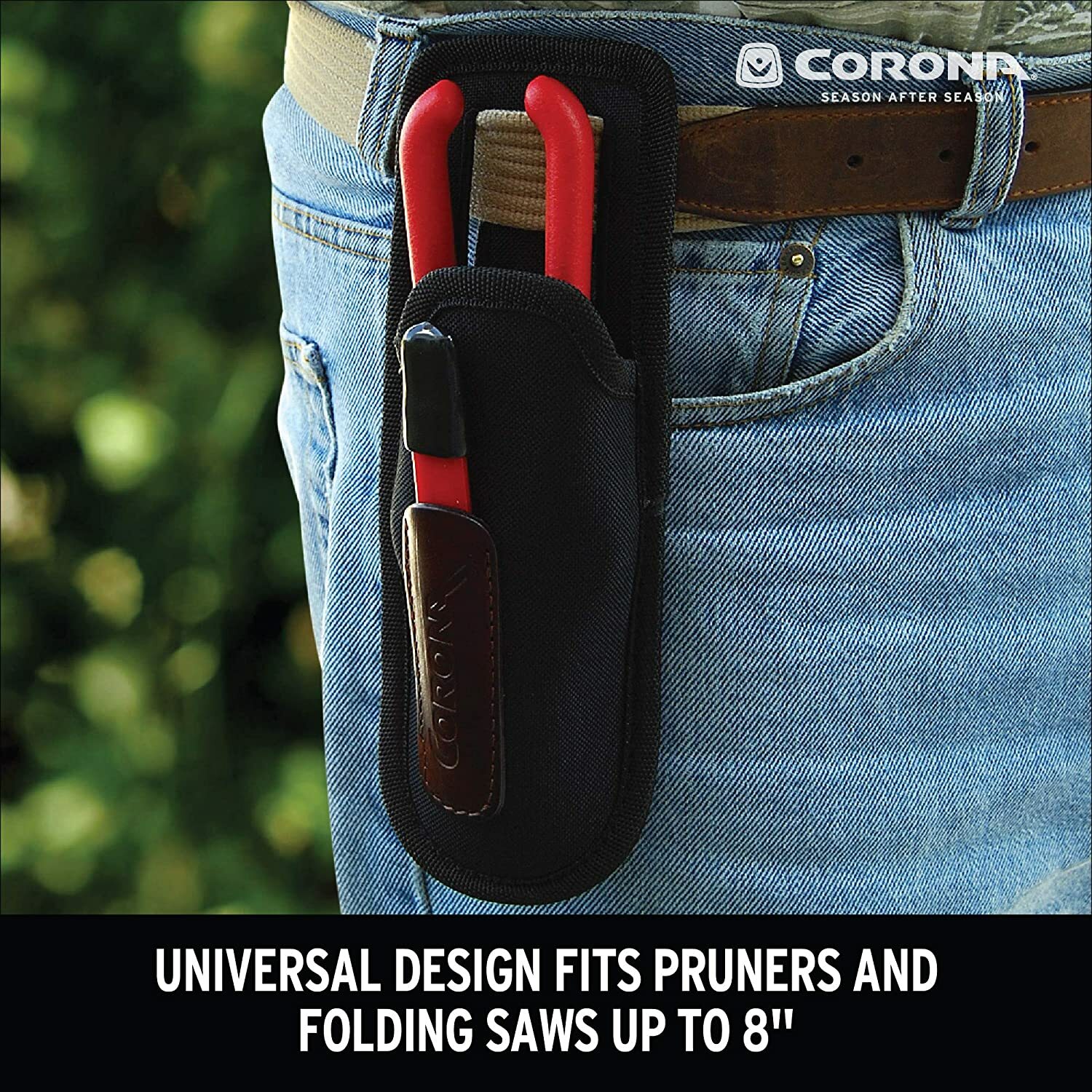 Corona Clipper Nylon Hand Pruners Scabbard w/ Front Pocket for ...