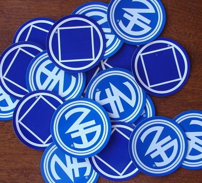 Narcotics Anonymous 2-7/16" Magnet Blue and White NA Logo | eBay