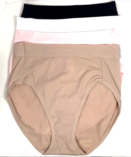 Breezies – Large – Infinite Stretch Women’s Full Brief Underwear- 4 ...
