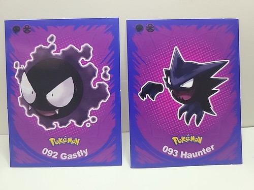 Gastly Haunter Pokemon Evolutions Prisma Sticker Album 2022 Two Peru ...