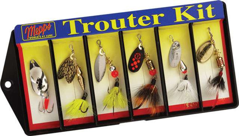 Mepps Assortment Trouter Kit, Size 0 & 1 Hook, Treble | eBay