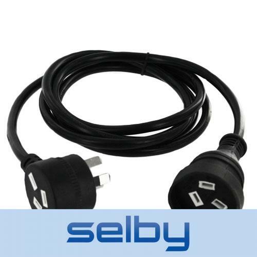 Piggyback Mains Power Extension Cord Australian 240V Power Lead AU 3 ...