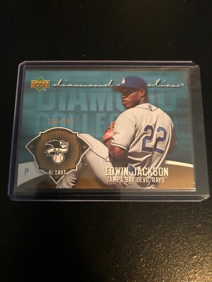 2006 Upper Deck Diamond Collection Gold/699 #DC-EJ Edwin Jackson ...