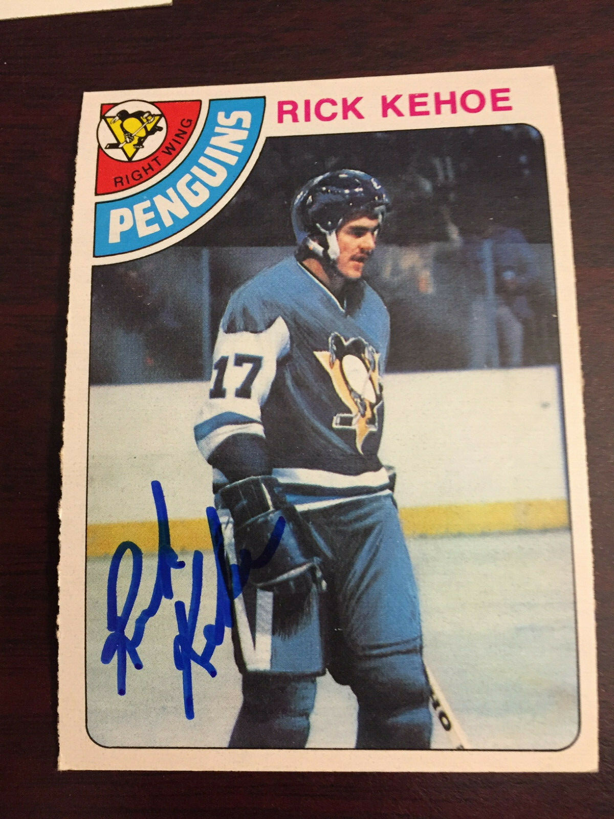Pittsburgh Penguins Rick Kehoe Signed 1978 -79 Topps card | eBay