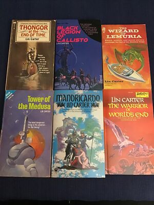 Lin Carter Fantasy/Sci-Fi Paperback Collection | eBay
