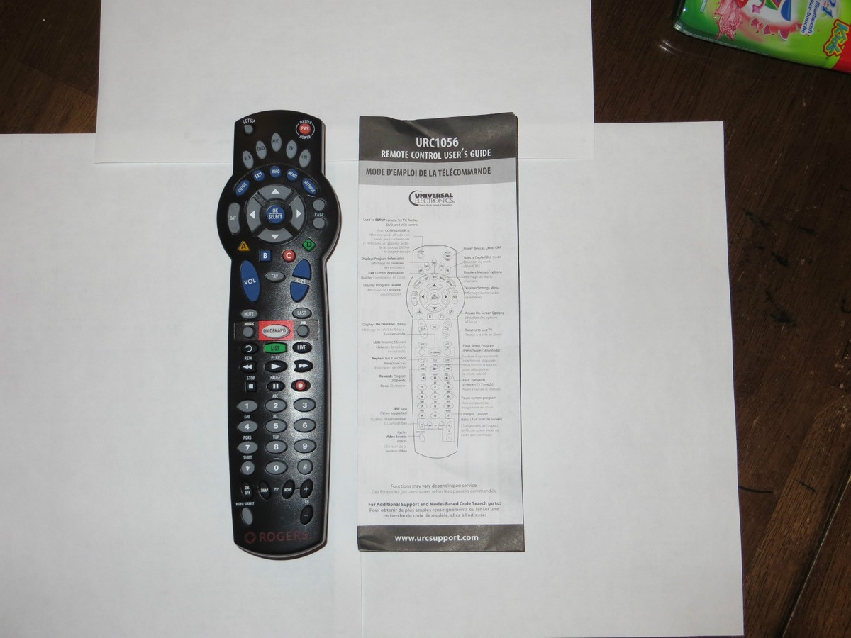 Original Rogers Digital Cable Box Universal Remote Control Rogers TV