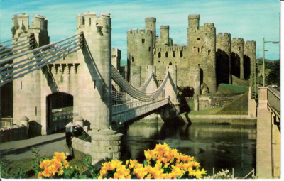 Vintage The Castle Conwy Wales Unposted Divided Back Postcard | eBay