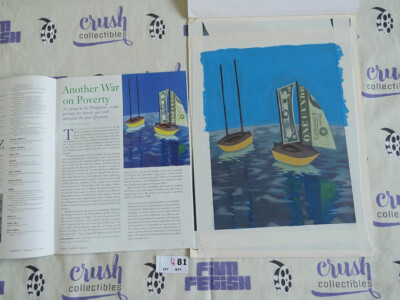 America Magazine New York Catholic Jesuit + Original Hand-drawn ...