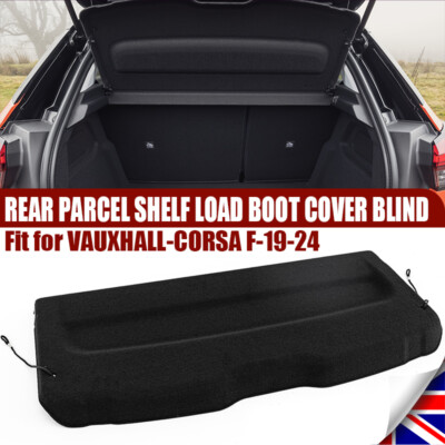 REAR PARCEL SHELF BOOT LOAD LUGGAGE COVER FIT FOR VAUXHALL CORSA F 2019 ...
