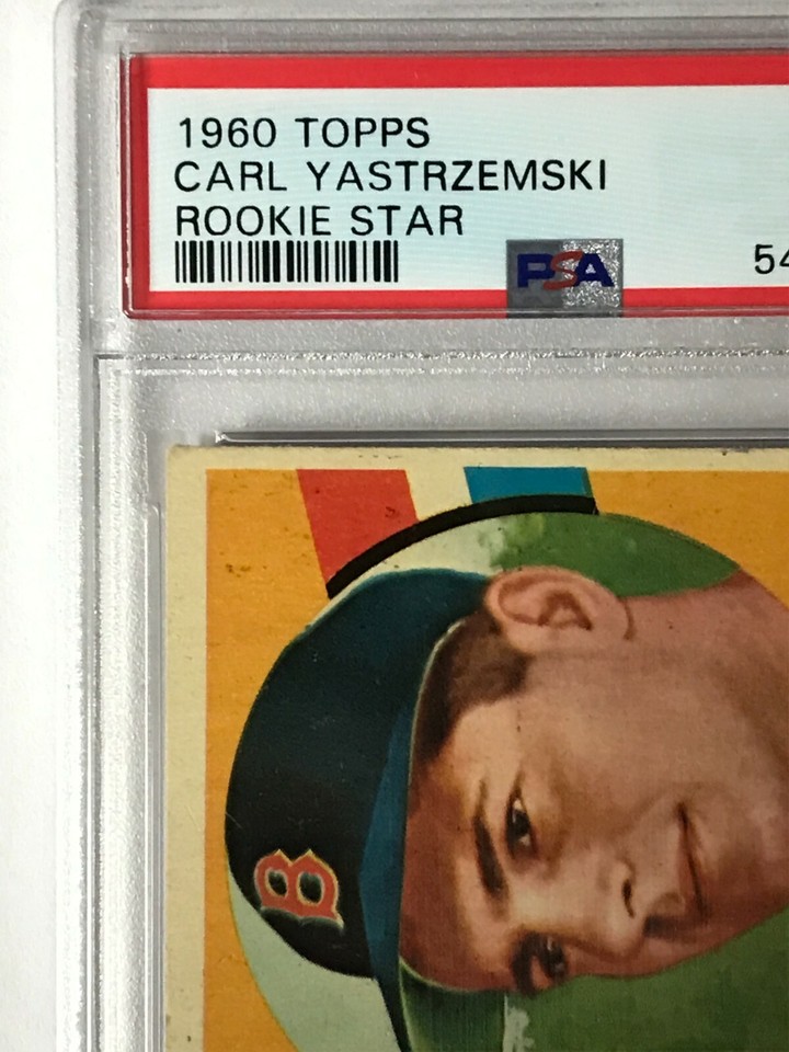 1960 Topps Carl Yastrzemski (Yaz) Rookie Star #148 RC Red Sox PSA 4 ...