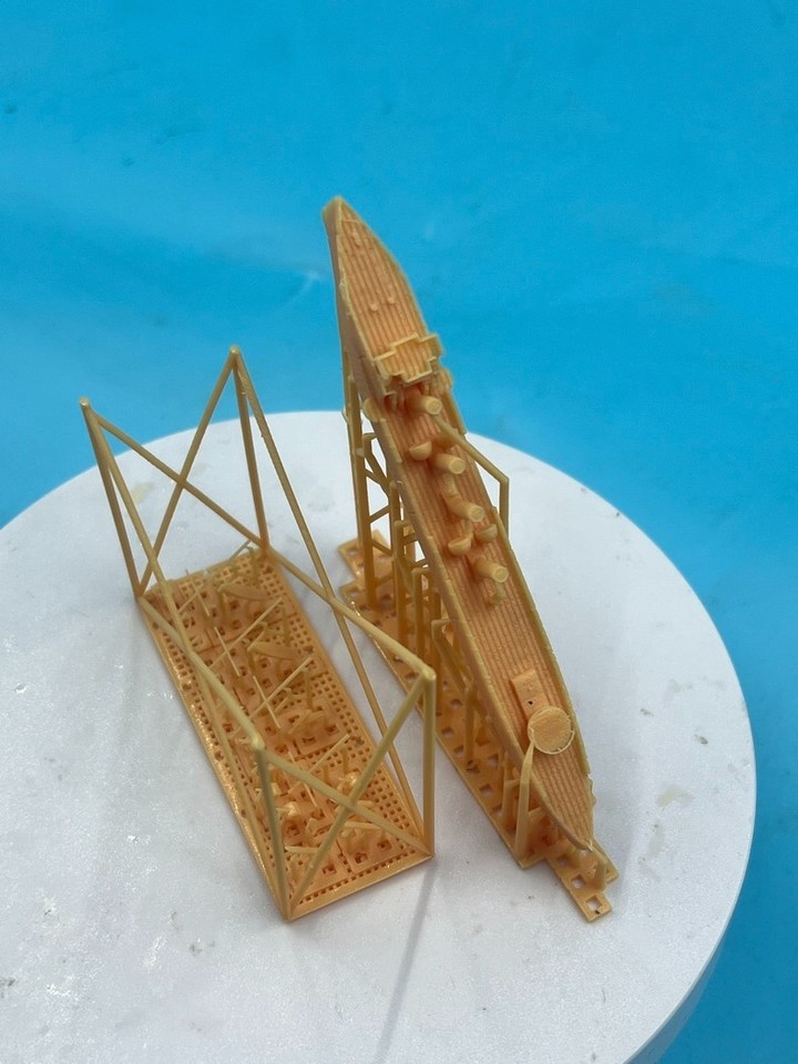 3D printed 1/700 Norway HNoMS Draug Warship model kit unpainted | eBay