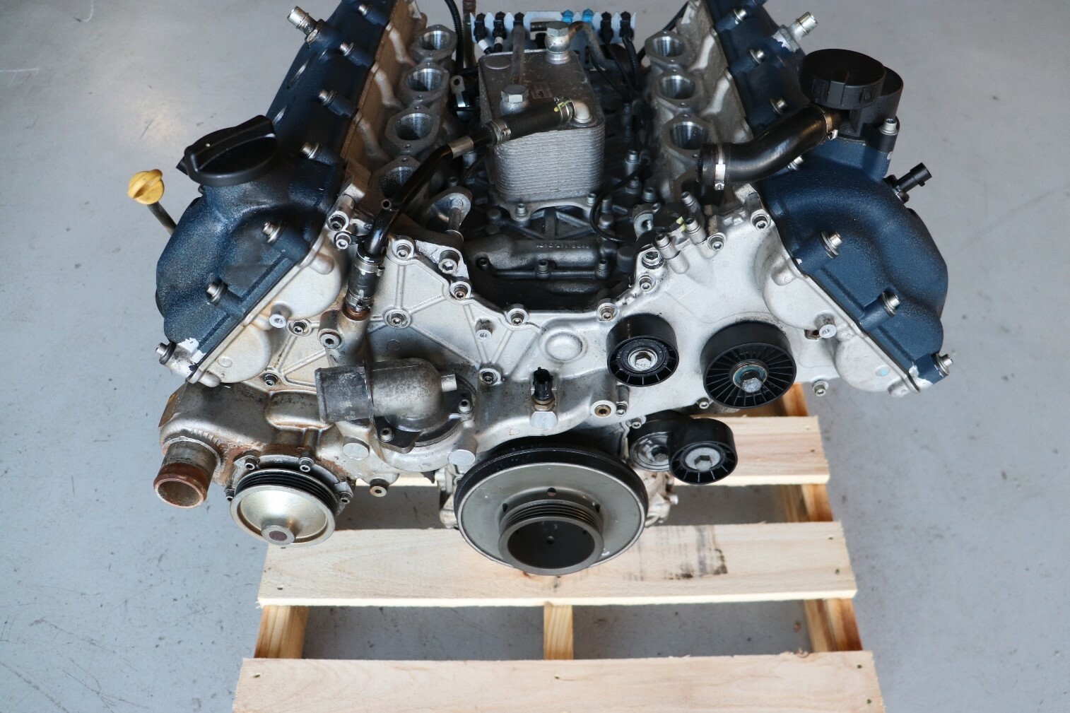 Maserati GranTurismo M145 2008 4.2L F136 V8 Long Engine Motor J148 ...