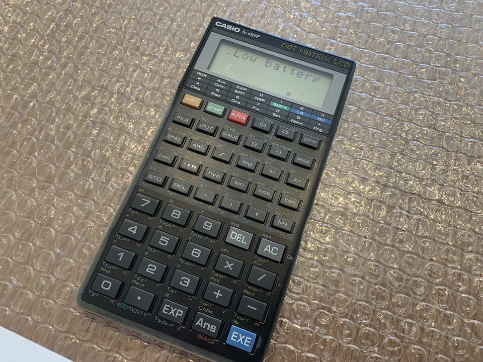 Casio Fx 4500P Dot Matrix Lcd Scientific Program Function Calculator [H ...