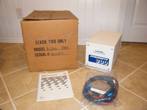 NEW! DYNAMOTE 200, D200 STATIC INVERTER, 12 VAC, 20 VAC 3 PHASE, 14 VDC ...