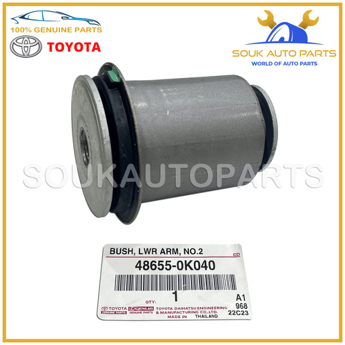 48655-0K040 Genuine Toyota BUSH, FRONT LOWER ARM, NO.2, RH/LH ...