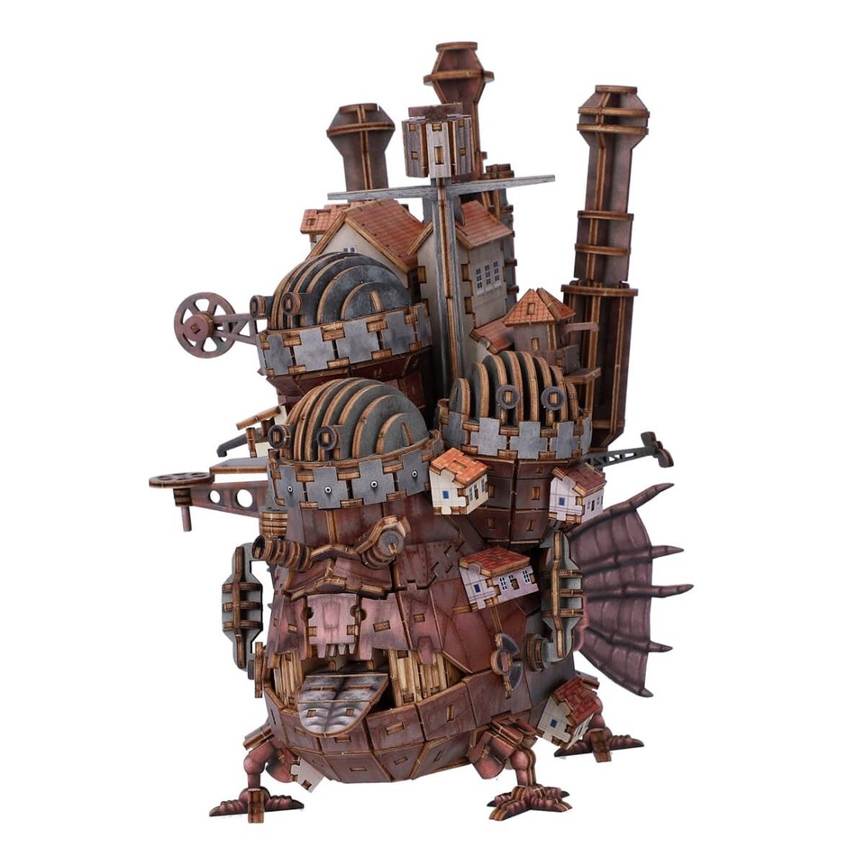 Howl's Moving Castle Studio Ghibli Wooden 3D puzzles ki-gu-mi Kigumi ...