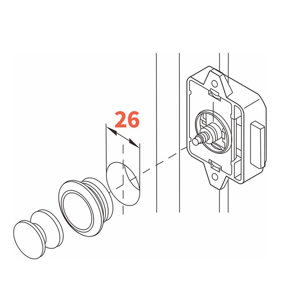 Drawer Lock Shift Lever Drawer Drawer Lock Knob Handle Locks Shift ...