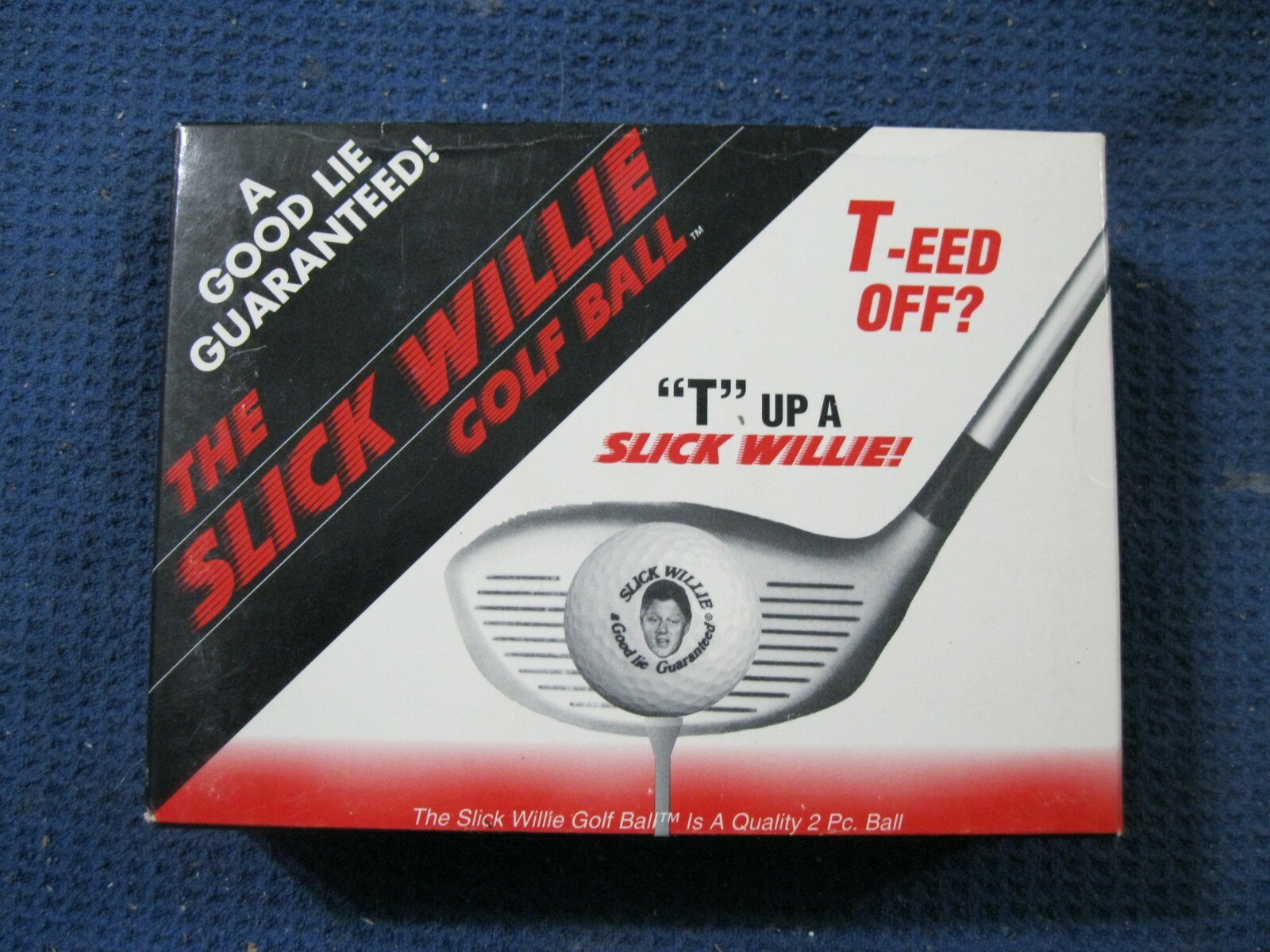 1 Dozen 1999 Slick Willy Good Lie Bill Clinton Logo Golf Balls New in ...