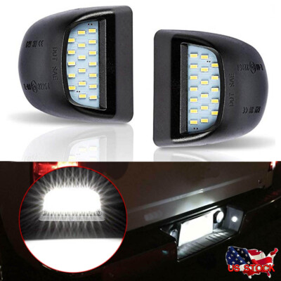 2xLED License Plate Light Assembly For Chevy Silverado GMC Sierra 1500 ...
