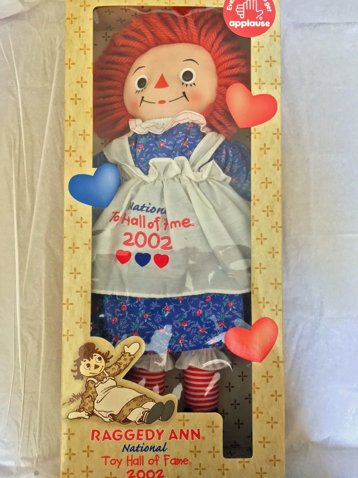 NEW LIMITED EDITION Nat'l Toy Museum Hall of Fame 2002 Raggedy Ann Doll ...