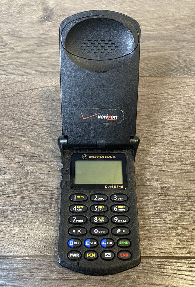 Vintage Motorla StarTAC Black Flip Cellular Phone - ST868W | eBay
